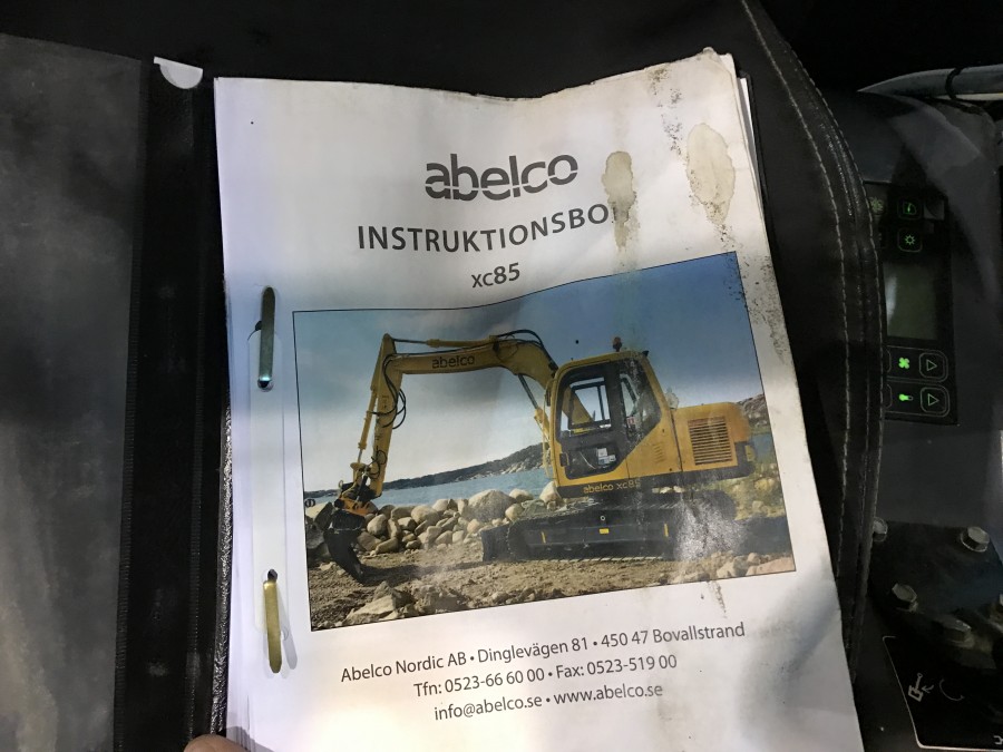 Grävmaskin m Rototilt & SVAB system