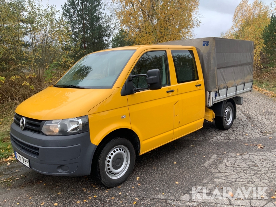Pickup Volkswagen Transporter Dubbelhytt, Flen, Klaravik auk