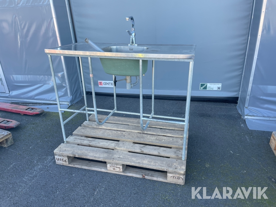 Diskbänk med blandare, Mölndal, Klaravik auktioner