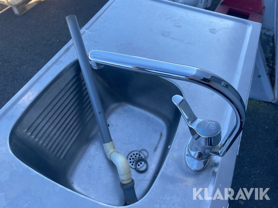 Diskbänk med blandare, Mölndal, Klaravik auktioner