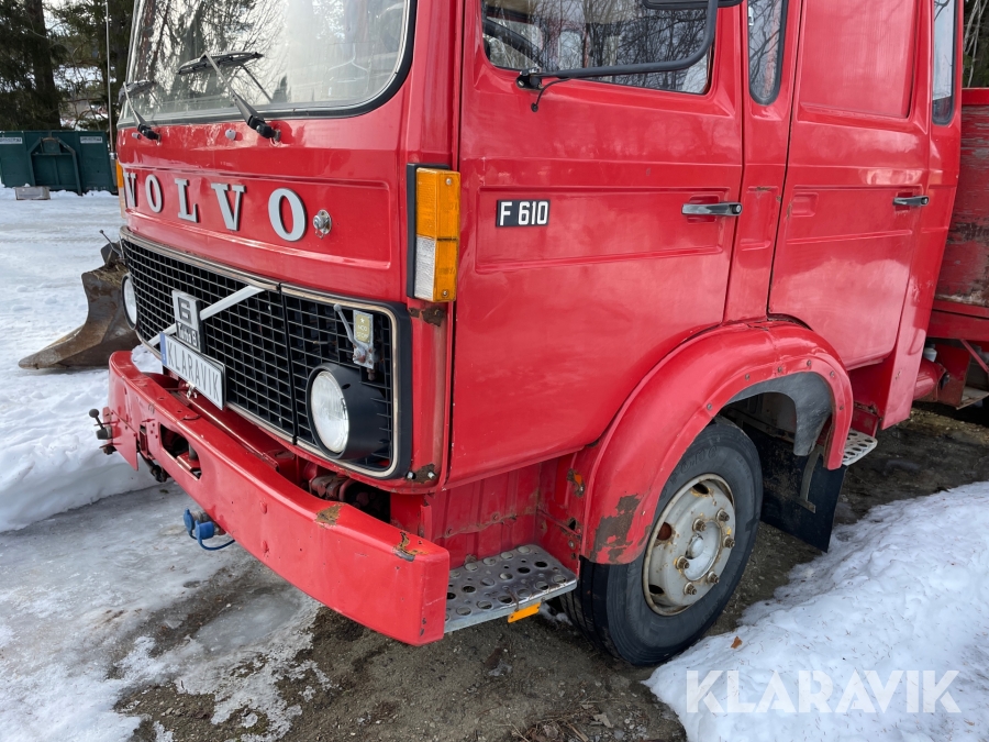 Lastbil Volvo F610, Strömsund, Klaravik auktioner