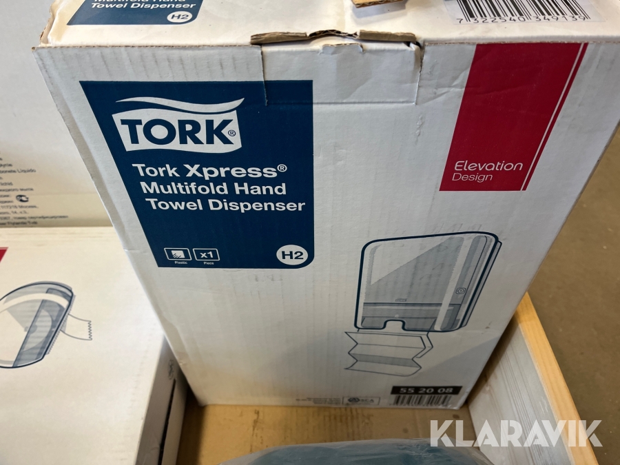 Servetthållare, tvålhållare m.m. Tork, Skara, Klaravik aukti