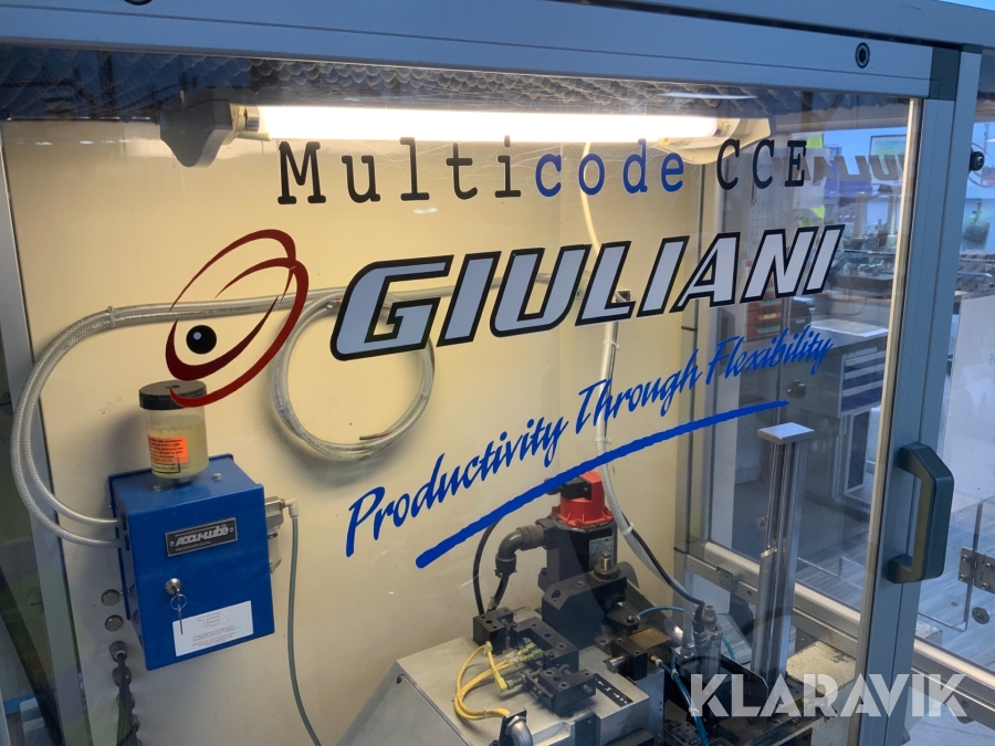 Sidkodfräs CNC Giuliani CCE.1-1 EM-W, Eskilstuna, Klaravik