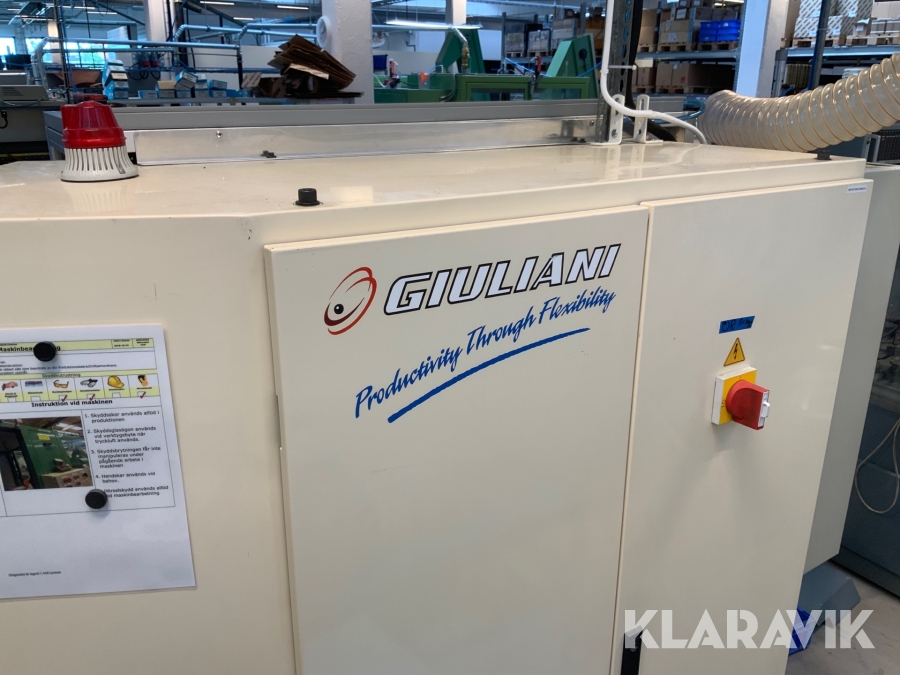 Sidkodfräs CNC Giuliani CCE.1-1 EM-W, Eskilstuna, Klaravik