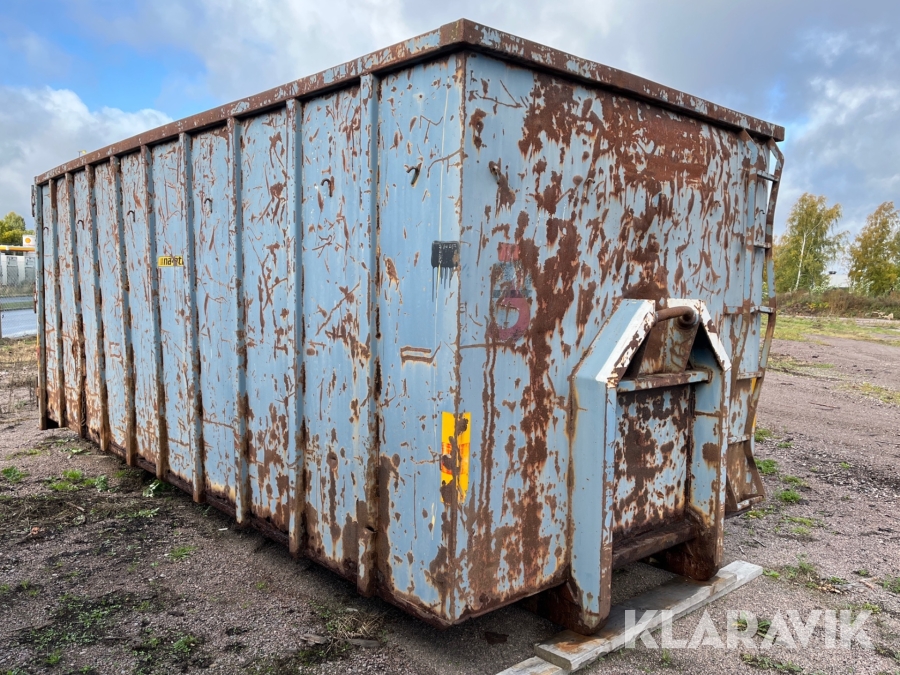 Lastväxlarcontainer 30m3, Tidaholm, Klaravik auktioner