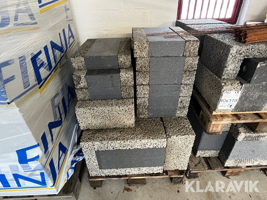 Isolerade Murblock och diverse tillbehör Finja, Klippan, Kla