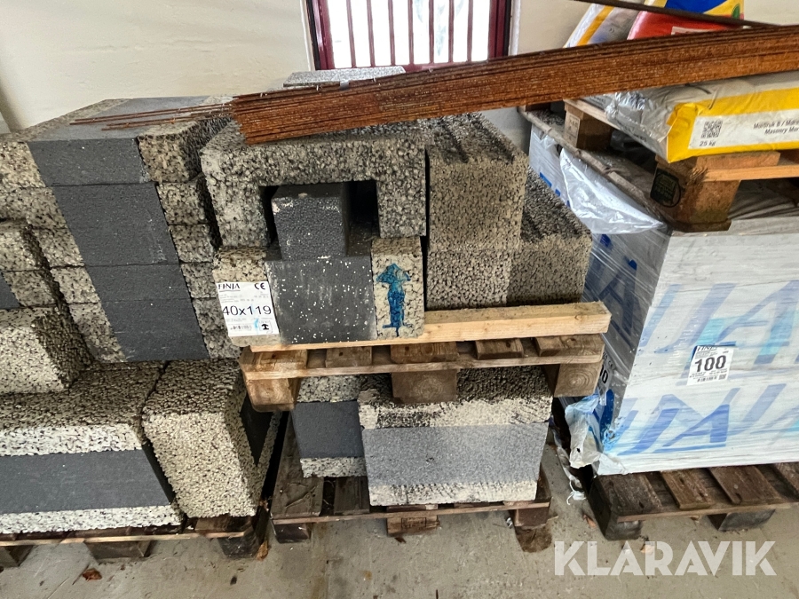 Isolerade Murblock och diverse tillbehör Finja, Klippan, Kla