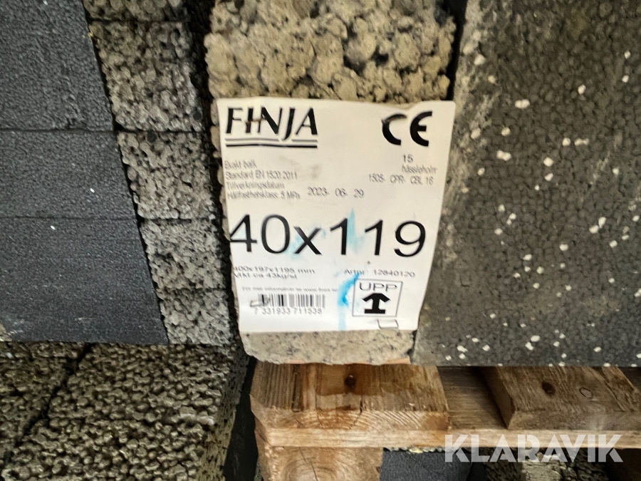 Isolerade Murblock och diverse tillbehör Finja, Klippan, Kla