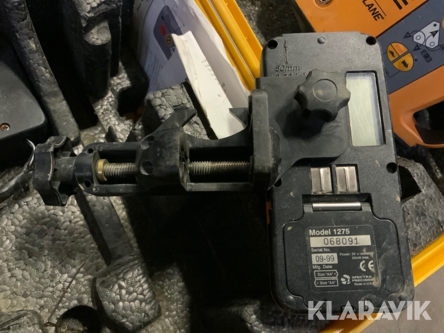 Planlaser Spectra Precision Plus, 1275, Alingsås, Klaravik