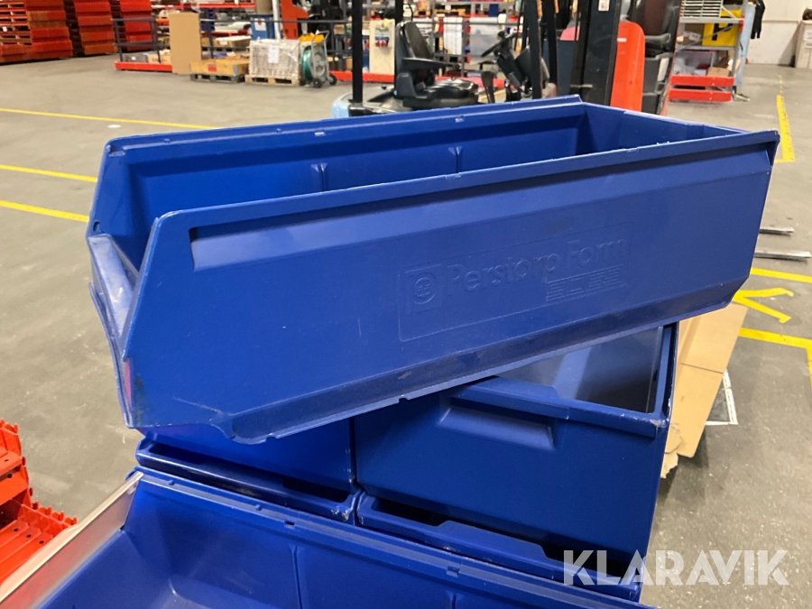 Plastlådor 24st Perstorp Form 9069, Eskilstuna, Klaravik auk