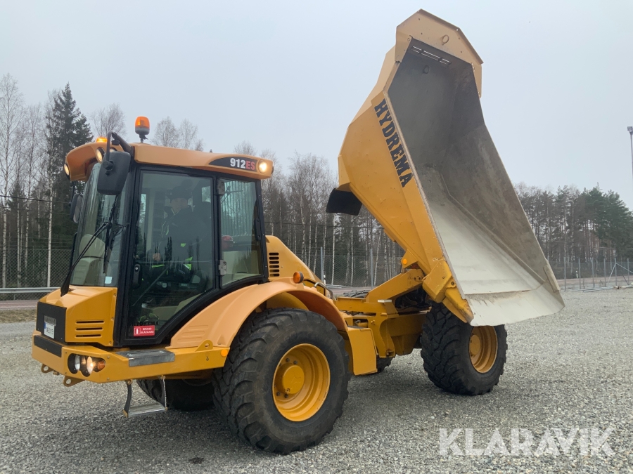 Dumper Hydrema 912 ES, Nykvarn, Klaravik auktioner