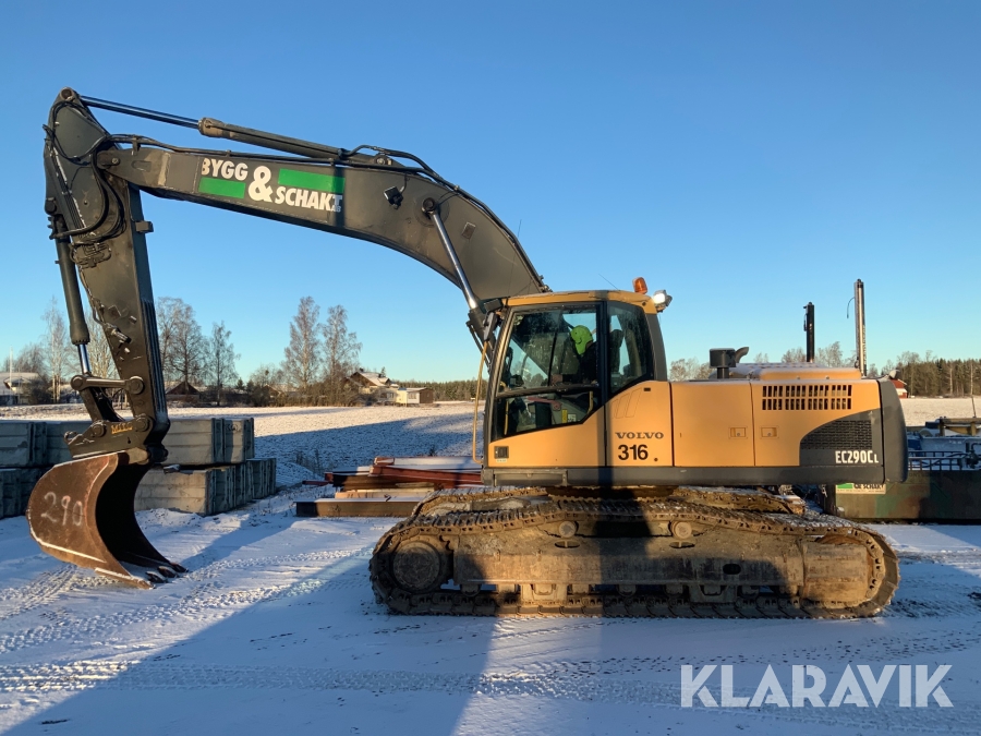 Grävmaskin Volvo EC290CL, Vingåker, Kla
