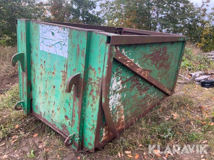 Sopcontainer, Götene, Klaravik auktioner