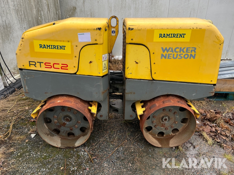 Tvåvalsvält fjärrstyrd Wacker Neuson RT SC2, Lidköping, Klar