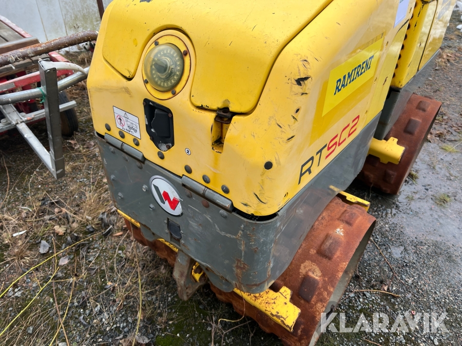 Tvåvalsvält fjärrstyrd Wacker Neuson RT SC2, Lidköping, Klar