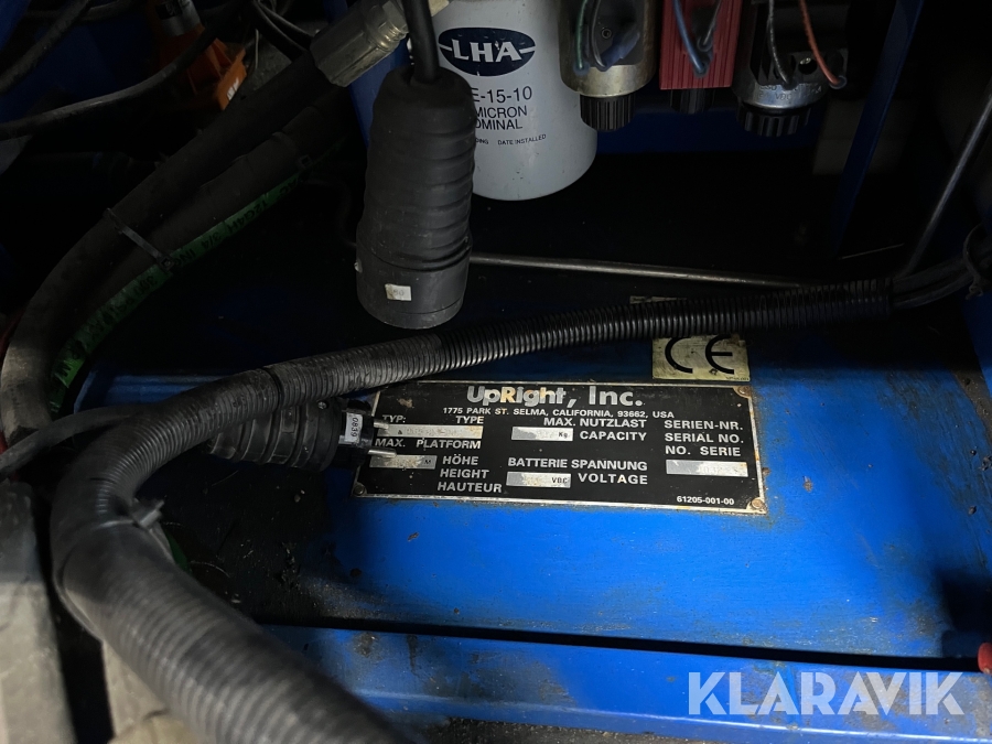 Pelarlift Upright 065400-002, Halmstad, Klaravik auktioner