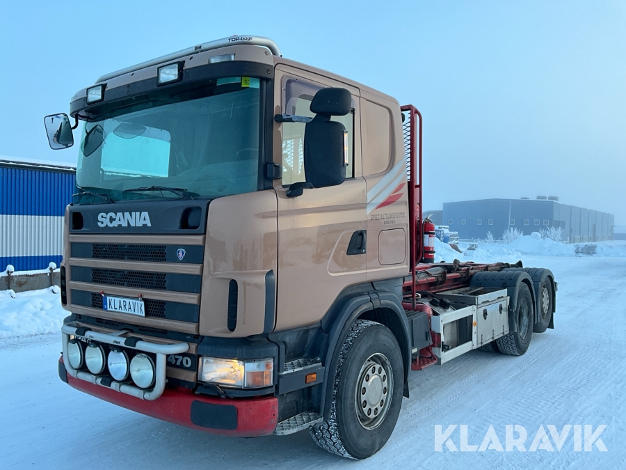Lastväxlare Scania 470, Kiruna, Klaravik auktioner