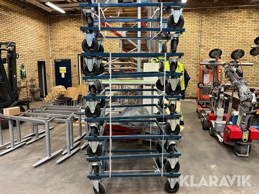 Vagnar för pall 7st, Jönköping, Klaravik auktioner