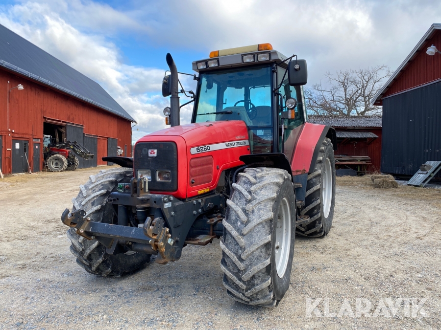 Traktor Massey Ferguson 6280, Skinnskatteberg, Klaravik aukt