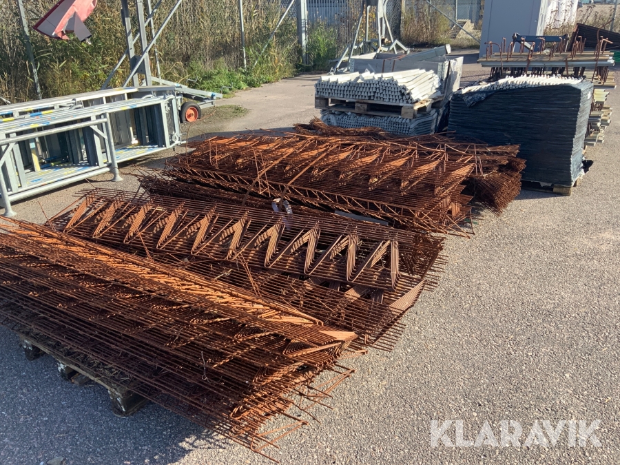 Armering tillbehör, Katrineholm, Klaravik auktioner