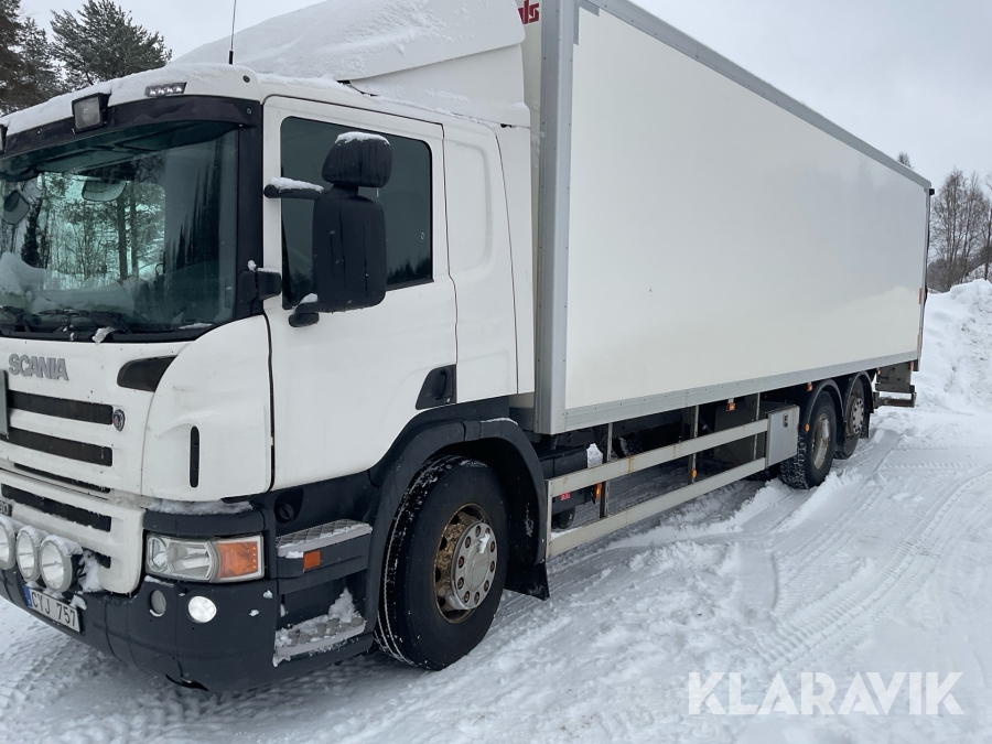 Lastbil Scania P280, Luleå, Klaravik auktioner