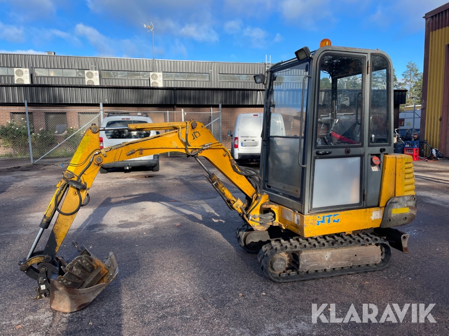 Grävmaskin JCB 801.4, Mönsterås, Klaravik auktioner