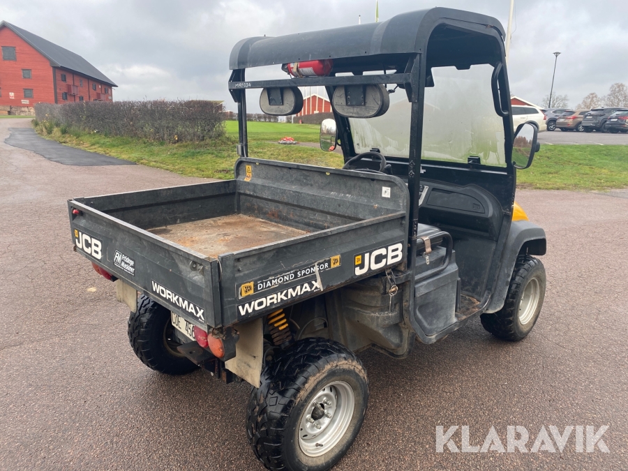 UTV JCB Workmax 800D, Linköping, Klaravik auktioner