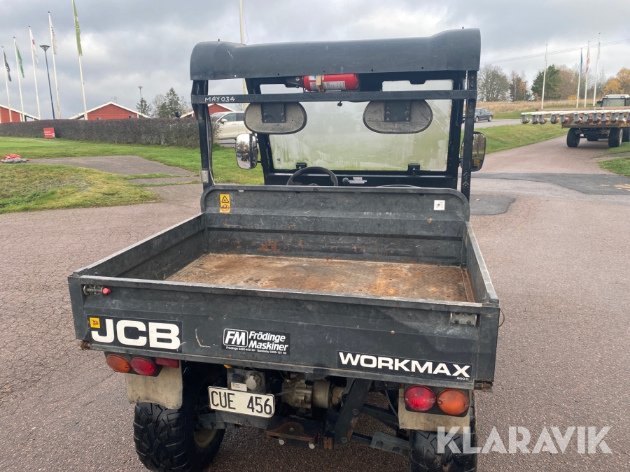UTV JCB Workmax 800D, Linköping, Klaravik auktioner