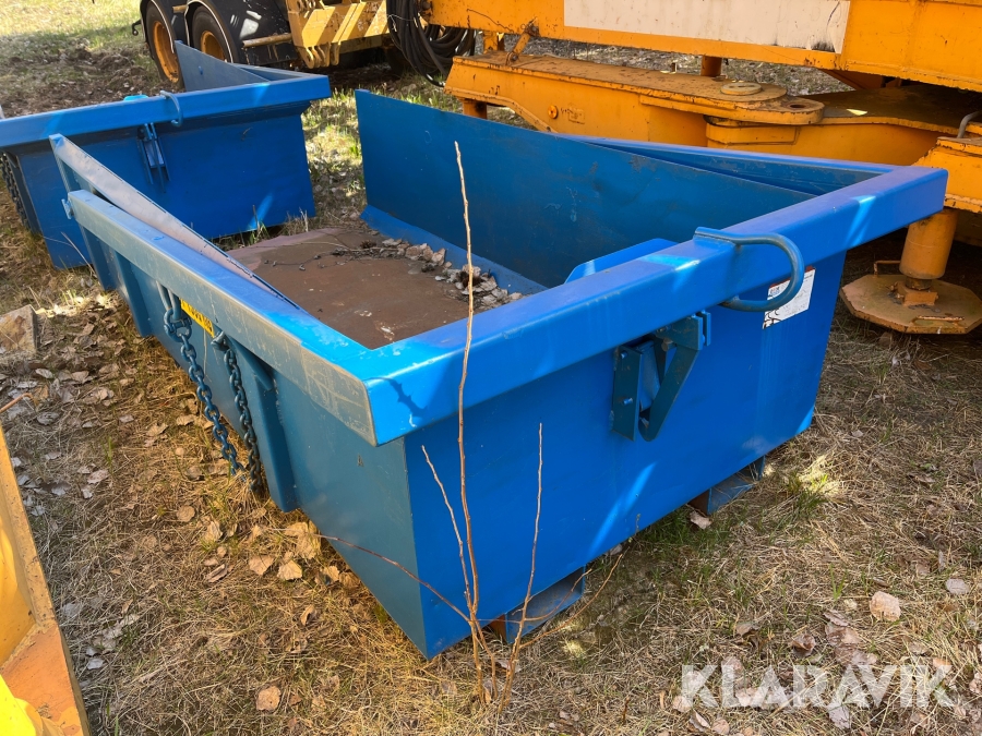 Sopbasker Stålcenter 2000L, Östhammar, Klaravik auktioner