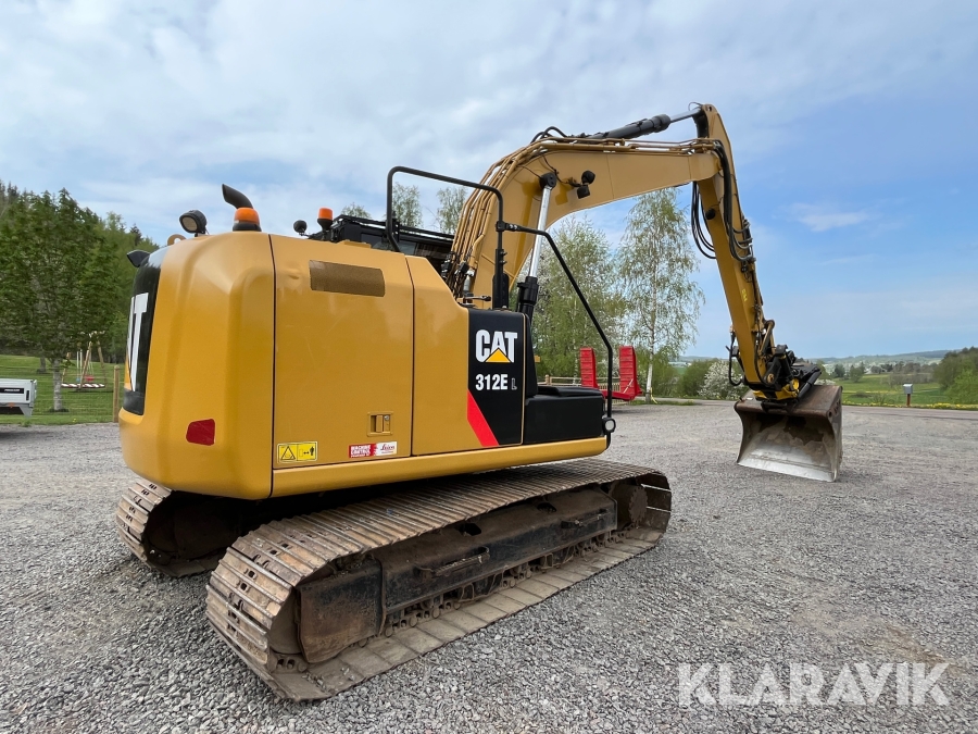 Grävmaskin CAT 312EL, Jönköping, Klaravik auktioner