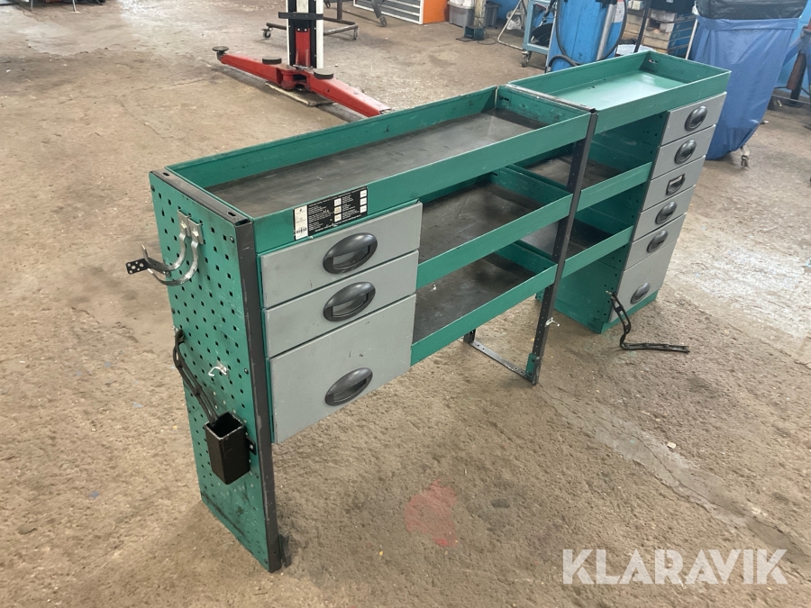 Verktygsinredning System Edström, Lessebo, Klaravik auktione