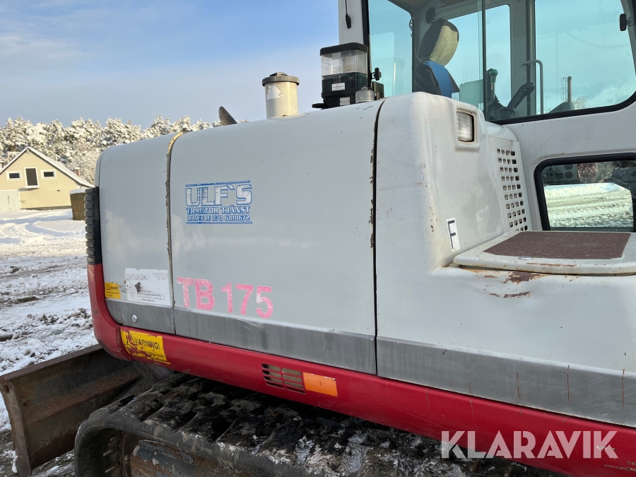 Grävmaskin Take-job Takeuchi TB175, Kristianstad, Klaravik a