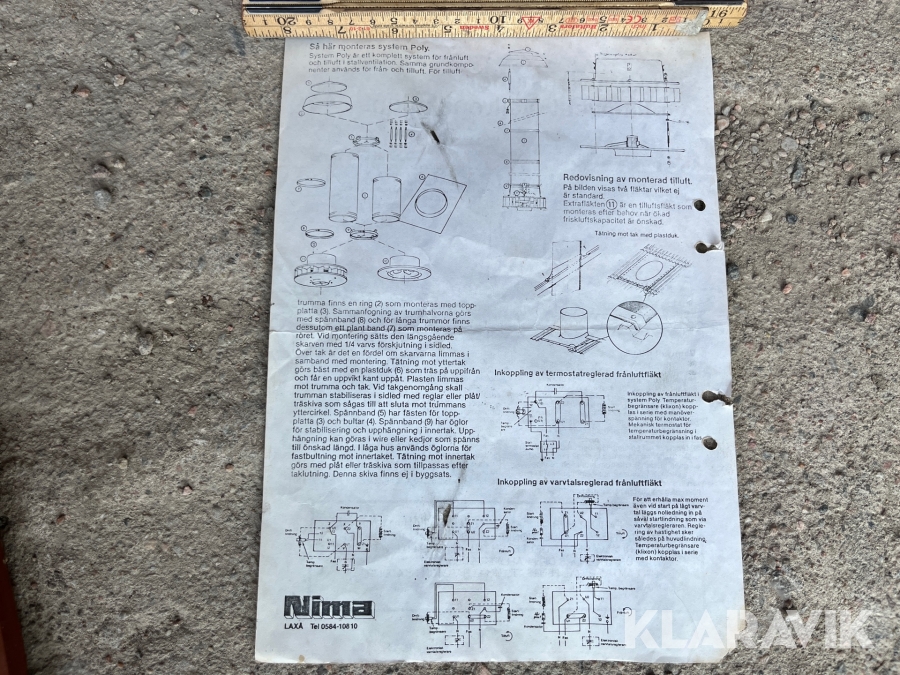 Ventilation Optimavent, Köping, Klaravik auktioner