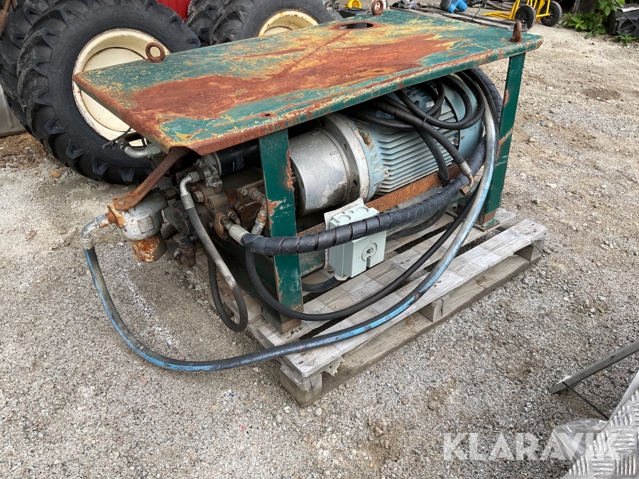 Hydraulaggregat, Lycksele, Klaravik auktioner