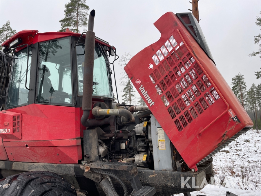 Skotare Valmet 890.3, Mönsterås, Klaravik auktioner