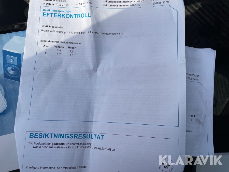 Ford DA3 Focus, Trollhättan, Klaravik auktioner