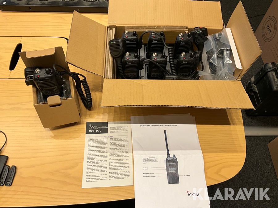 Komradio Icom Ic-f4032s, Södertälje, Klaravik auktioner