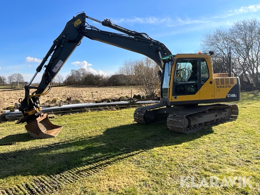 Grävmaskin Volvo EC140B LC, Sjöbo, Klaravik auktioner
