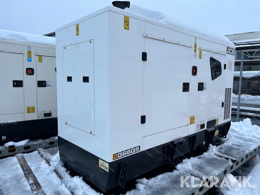 Elverk JCB G66QS , Timrå, Klaravik auktioner