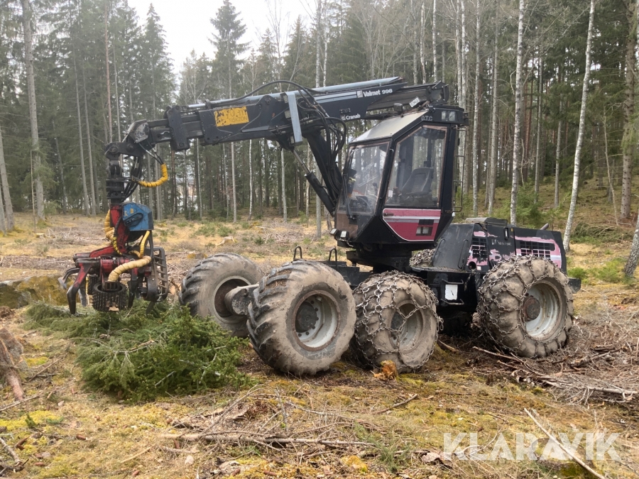 Skördare Valmet 901-6wd, Nyköping, Klaravik auktioner
