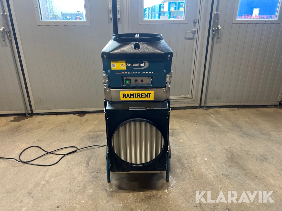 Luftrenare Dustcontrol Aircube2000, Svalöv, Klaravik auktion