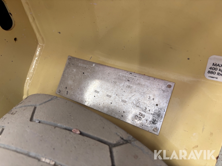 Pelarlift JLG 1230ES, Järfälla, Klaravik auktioner