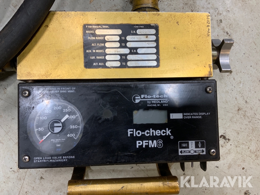 Flödesmätare Flo-tech PFM6-85, Umeå, Klaravik auktioner