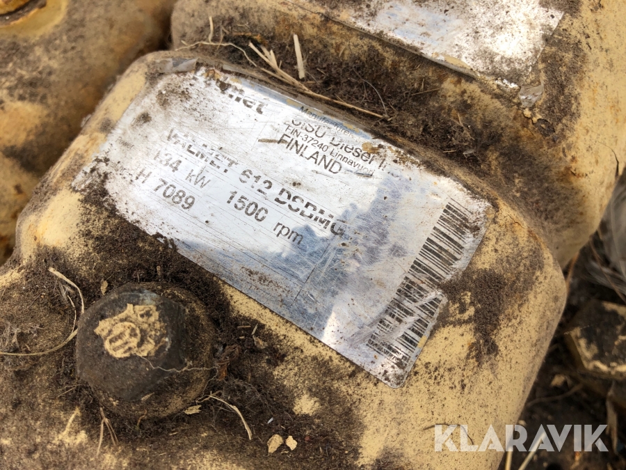 Klaravik Auktioner | Reservdelsmotor Valmet 612 Med generator