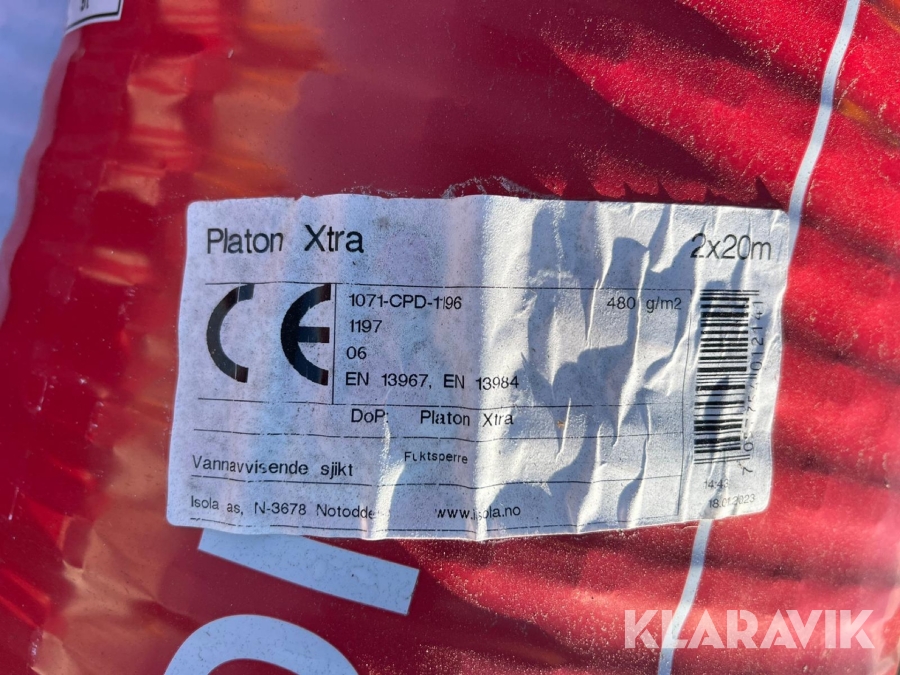 Platonmattor Platon Xtra, Sigtuna, Klaravik auktioner