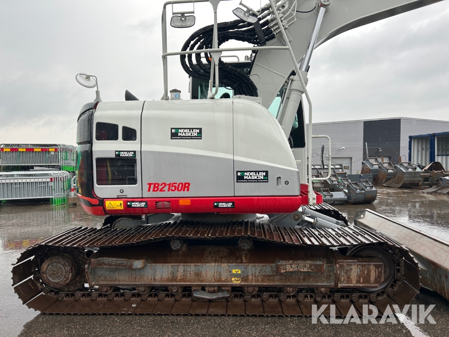 Bandgrävare Takeuchi TB2150R, Mark, Klaravik auktioner