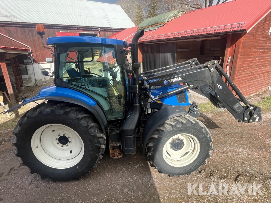 Traktor New Holland T6.140, Säter, Klaravik auktioner