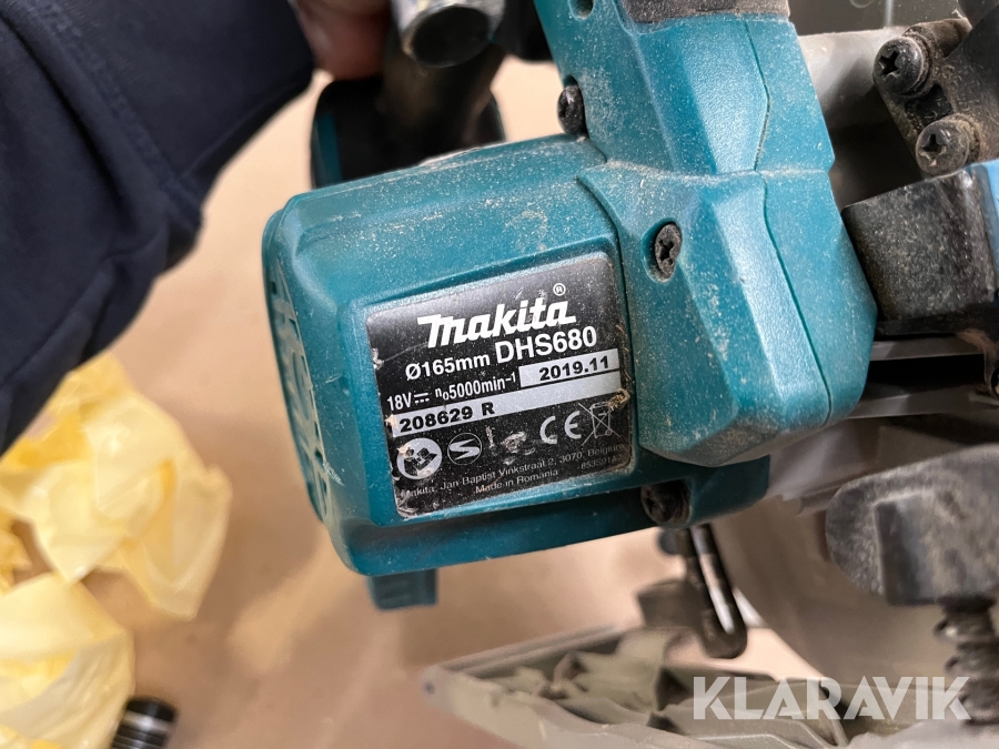 Cirkelsåg Makita DHS680, Upplands Väsby, Klaravik auktioner