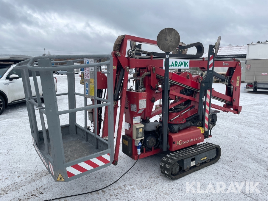 Banddriven skylift Hinowa Goldlift 14.70, Uppsala, Klaravik