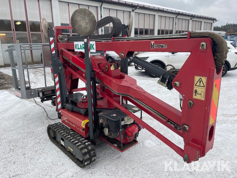 Banddriven skylift Hinowa Goldlift 14.70, Uppsala, Klaravik